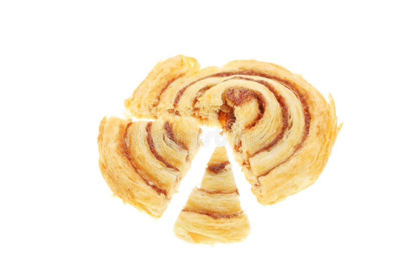 Cut Danish pastry stock photo. Image of chart, baked - 12925382