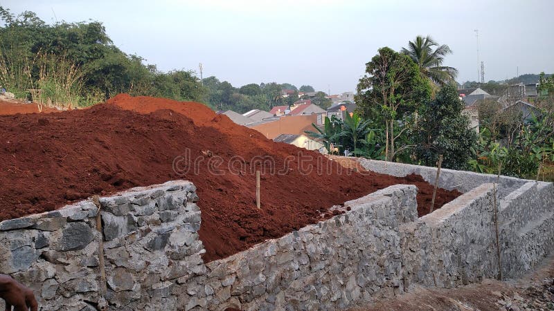 Cut and Fill Land for Civil Construction Stock Photo - Image of terrain ...