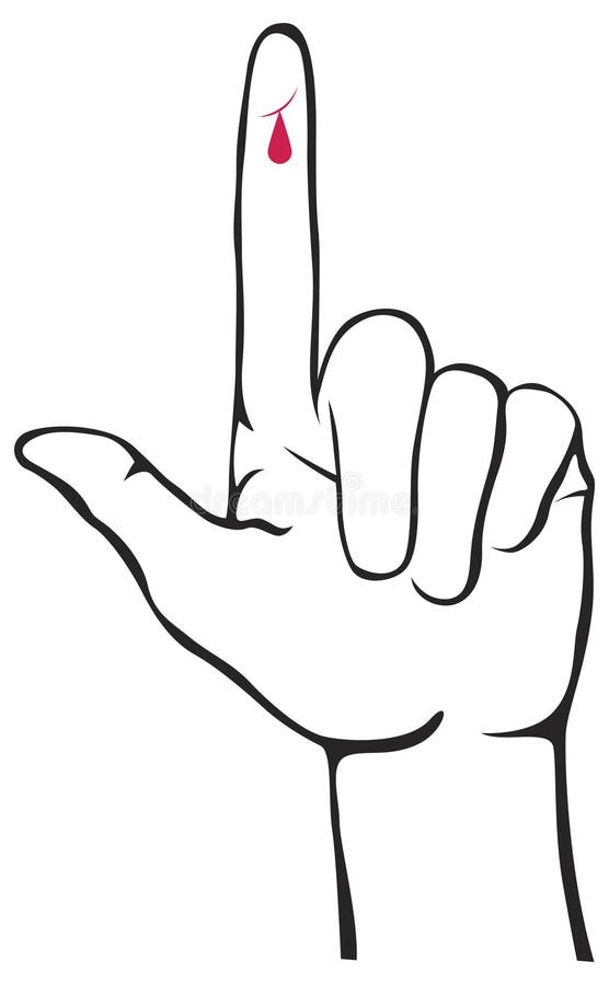 Cut finger stock illustration. Illustration of finger - 21086601