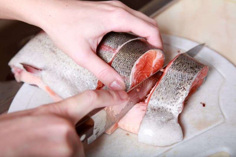 Cut fish stock image. Image of background, tail, water - 17110733