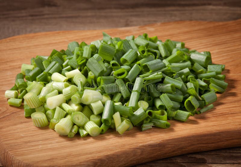 The Cut Fresh Onions Lying on the Board Stock Image - Image of organic ...