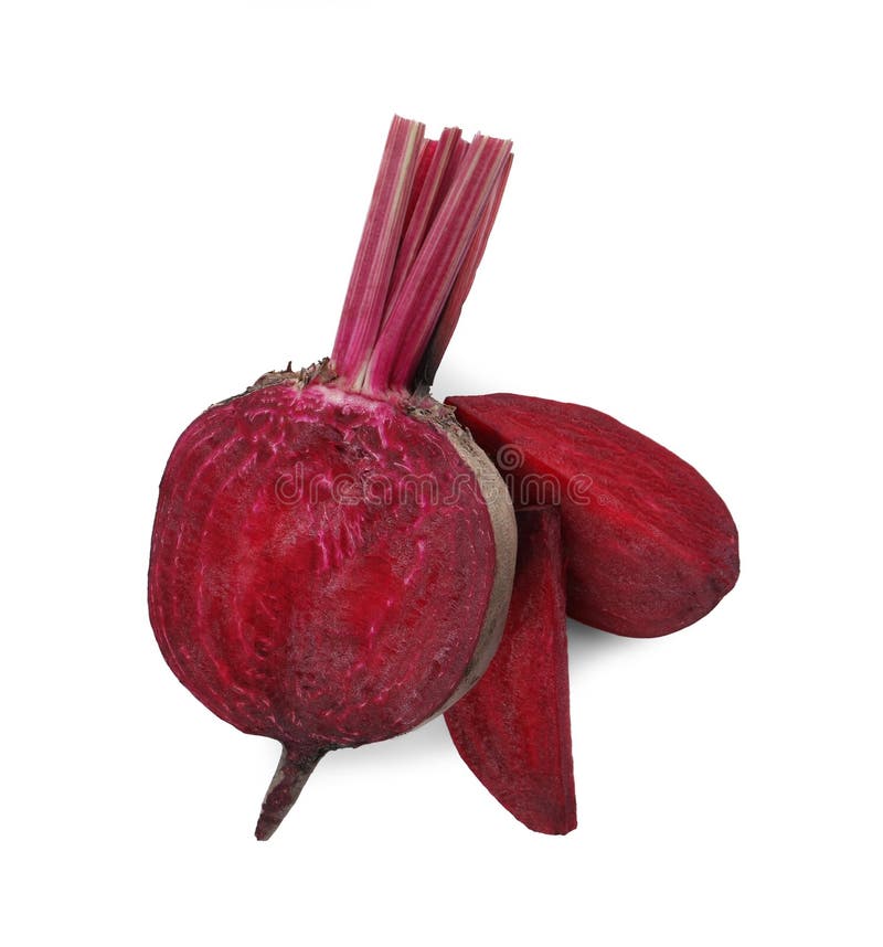 Cut Fresh Red Beet Isolated on White Stock Photo - Image of food ...