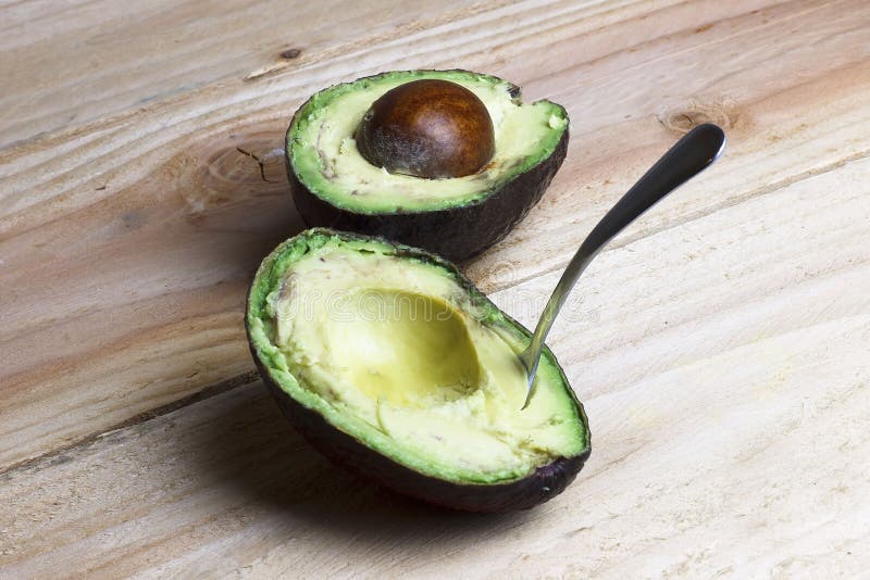 Avocado spoon stock photo. Image of salad, nature, eating - 14553402