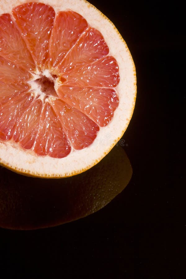 Cut Half of Juicy Ripe Grapefruit Stock Photo - Image of climate ...