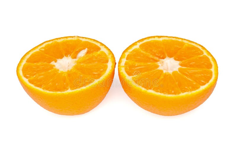 Cut In Half An Orange Picture. Image: 19348636