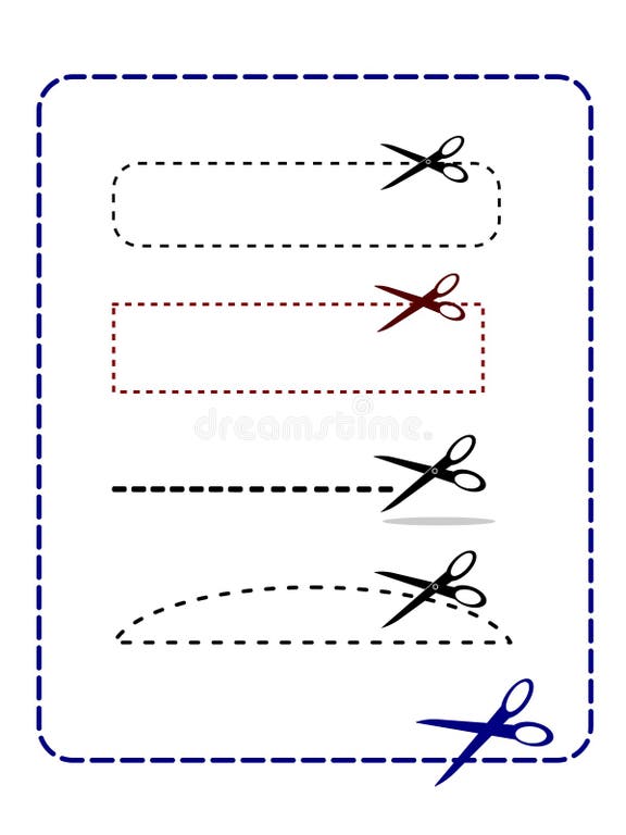 Cut Here Line Stock Illustrations – 907 Cut Here Line Stock ...