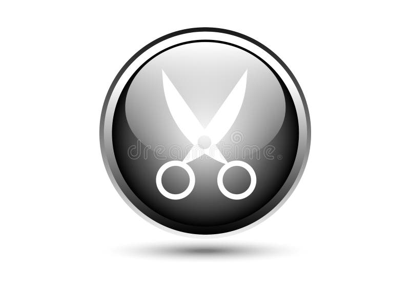 Cut Icons with Buttons Background 3d Effect Stock Vector - Illustration ...