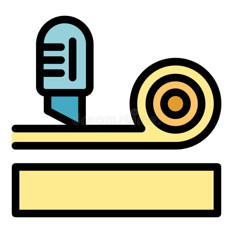 Cut Laminate Icon Vector Flat Stock Vector - Illustration of vector ...