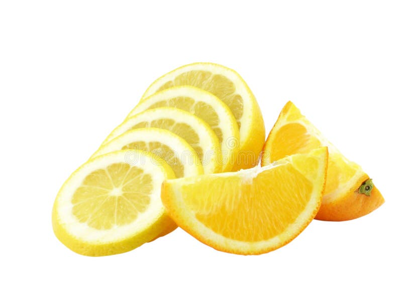 The cut lemon stock photo. Image of white, cutting, lemon - 13287756