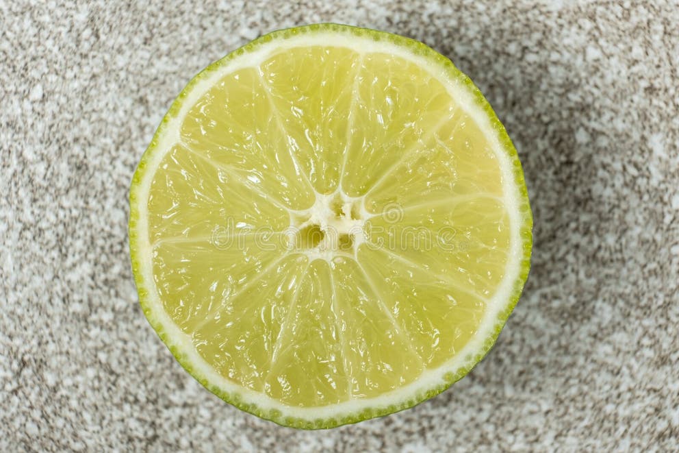 Cut Lime Fruit Showing Pulp and Texture Stock Image - Image of group ...
