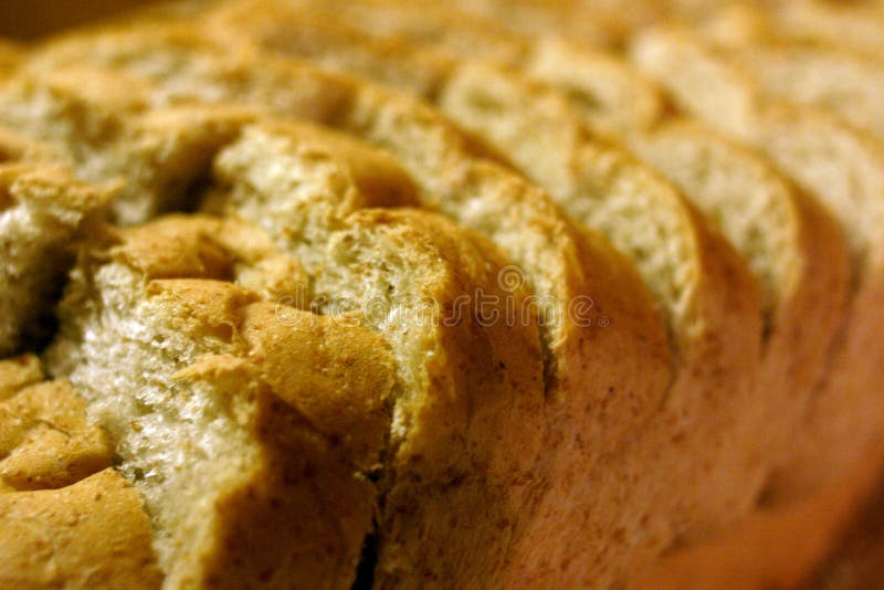 Cut Loaf of Bread stock image. Image of diet, bread, crust - 167337