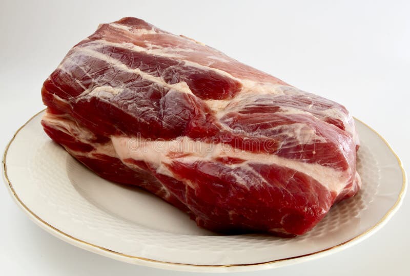 A cut of meat stock image. Image of preparing, cutting - 10834405