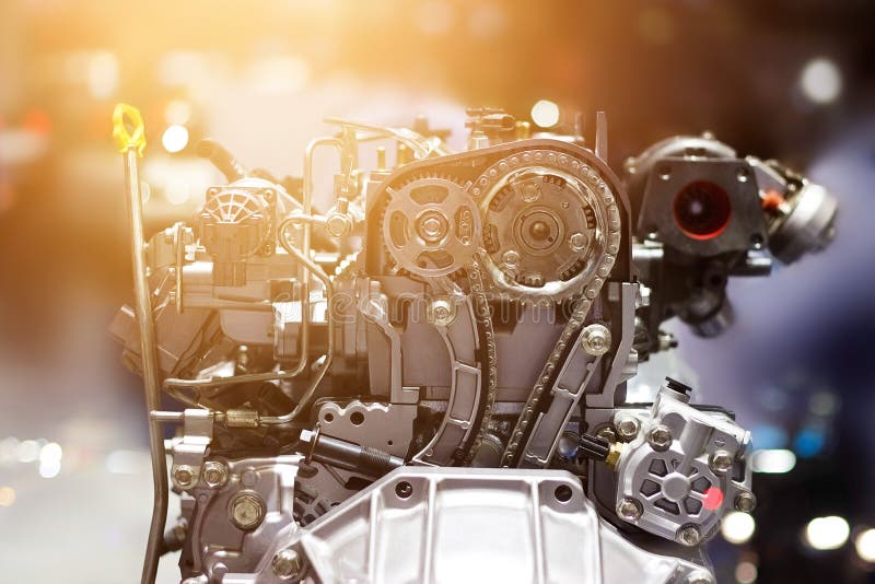 Cut metal car engine part stock photo. Image of alloy - 74843044