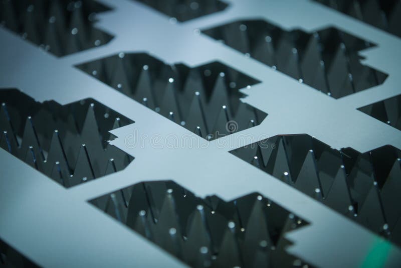 Cut metal sheet stock image. Image of silver, processing - 85105861