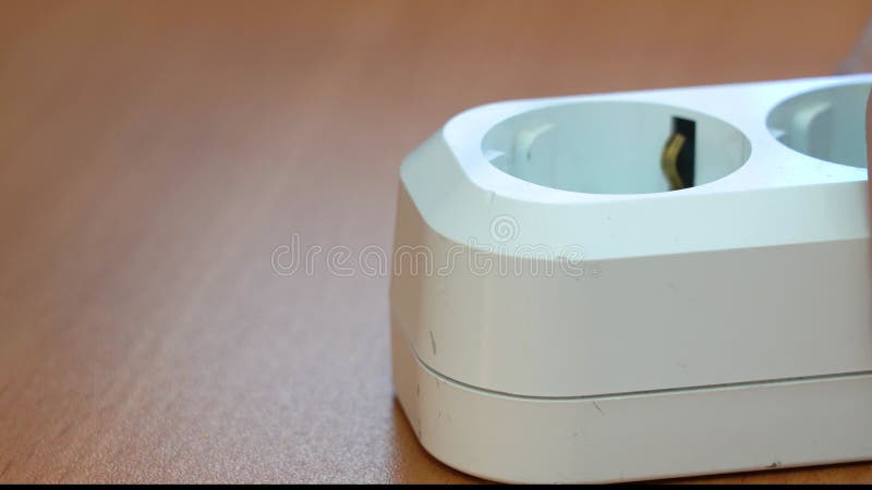 Disconnect from Electricity. Pulls Out the Power Cable from the Socket ...