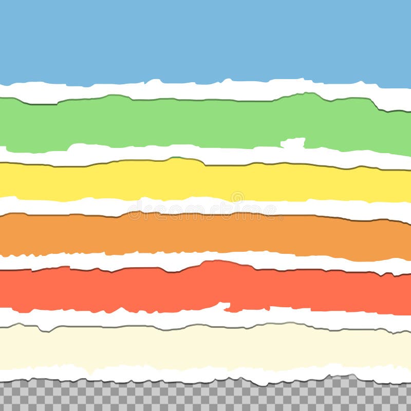 Cut off paper edges stock vector. Illustration of edge - 96942332