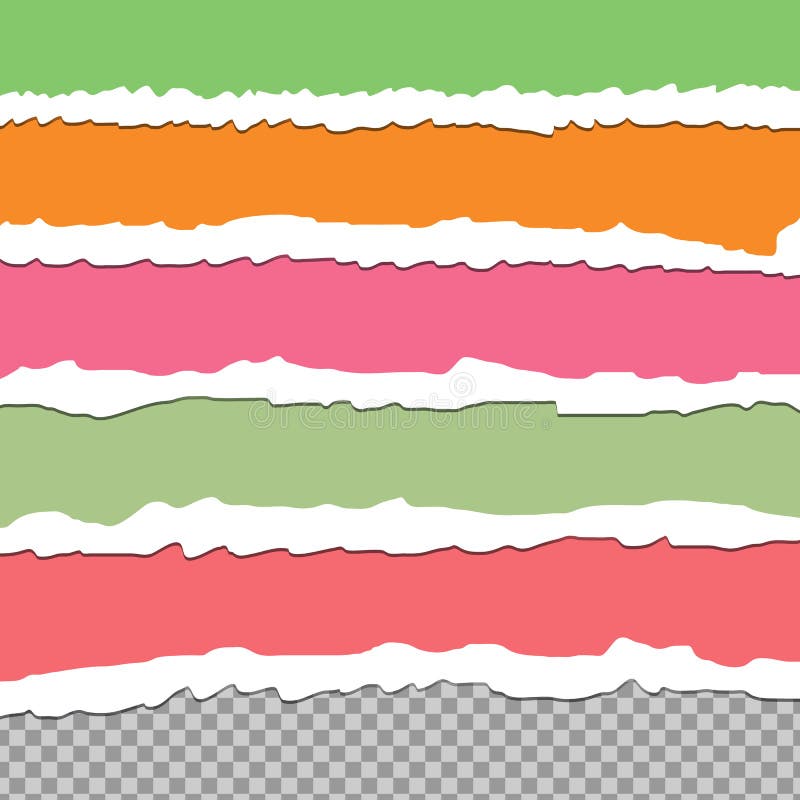 Cut off paper edges stock vector. Illustration of edge - 96942332
