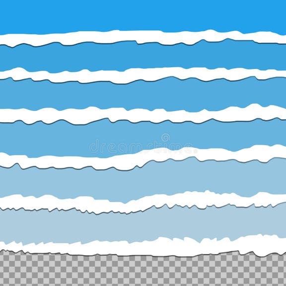 Cut off paper edges stock vector. Illustration of blank - 97305747