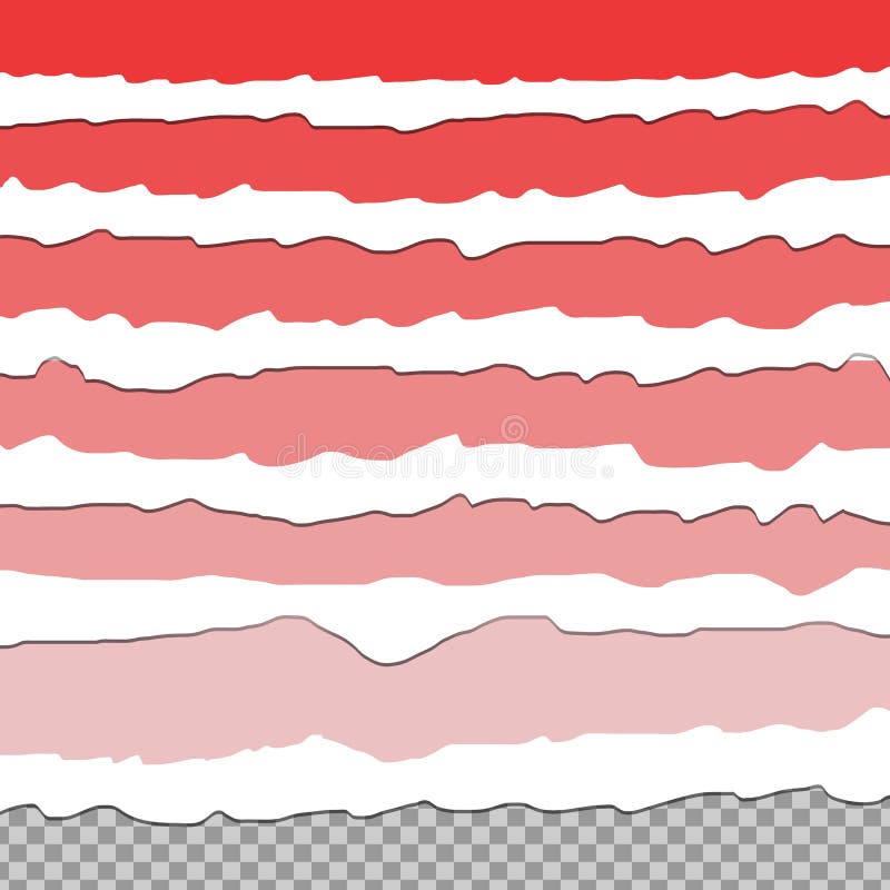 Cut off paper edges stock vector. Illustration of border - 97615285