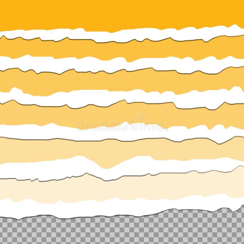 Cut off paper edges stock vector. Illustration of blank - 96942348