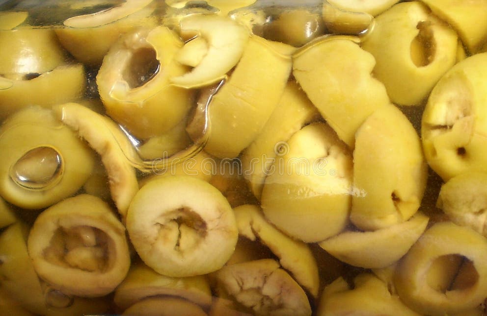 Cut Olives stock photo. Image of food, cuisine, fruit - 14656114