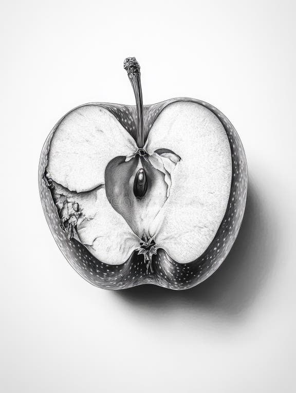 Cut Open Apple stock image. Image of nutritious, organic - 362016229