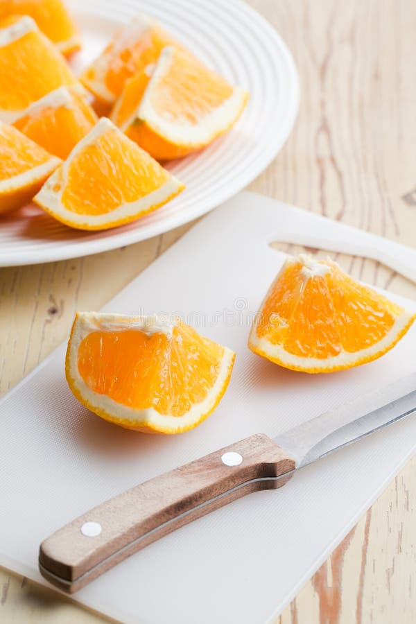 Cut orange stock photo. Image of segment, ingredient - 16906130