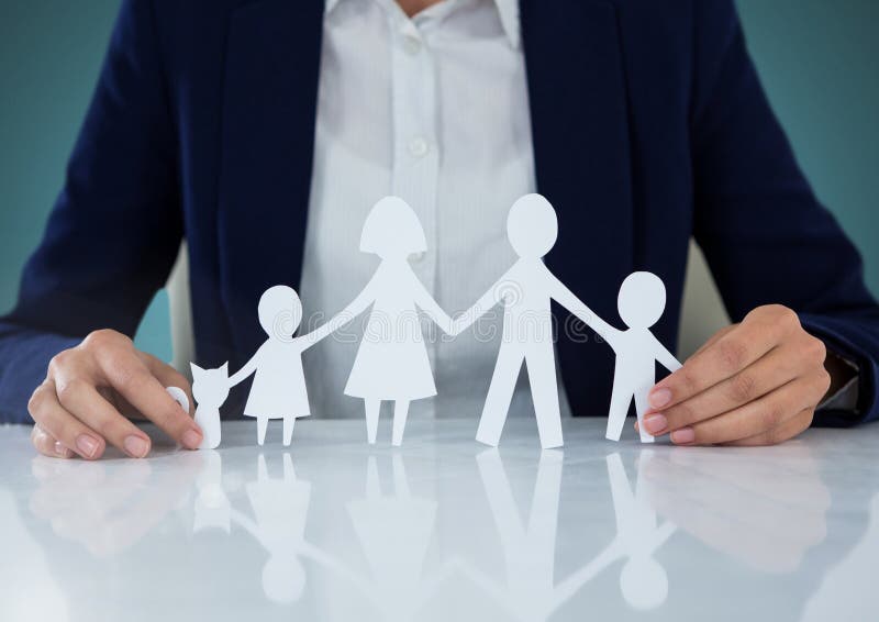 Cut out of family in hands stock image. Image of lens - 93218811