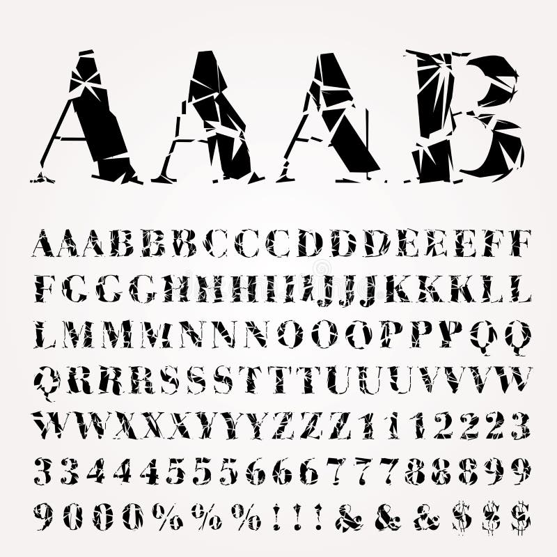 Cut out font stock vector. Illustration of sign, cool - 88191160