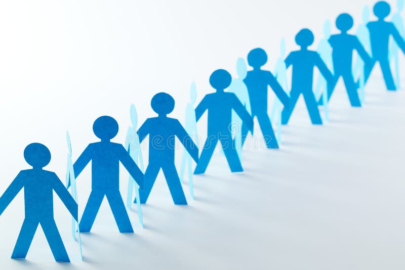 Cut out of paper people stock photo. Image of figure - 78495610