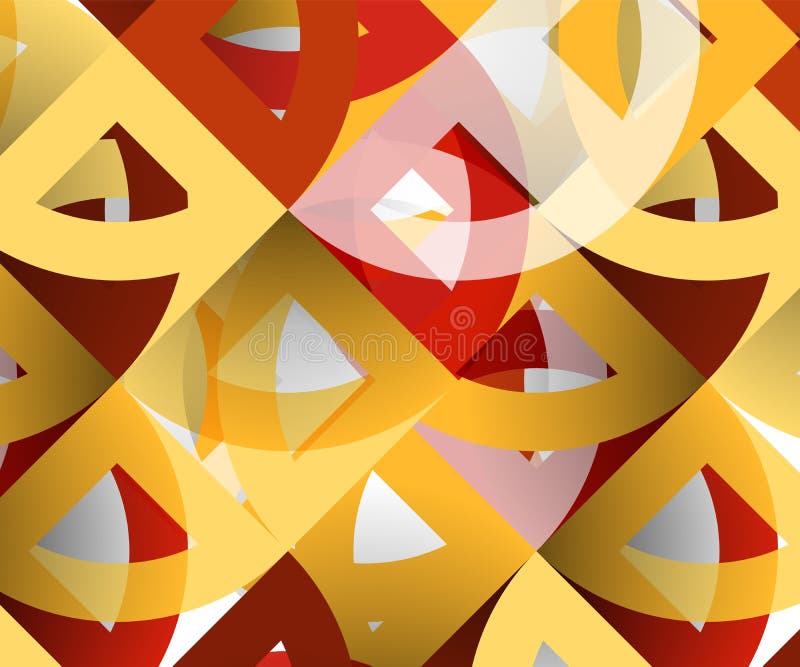 Cut Paper Circles, Mosaic Mix Geometric Pattern Design Stock Vector ...