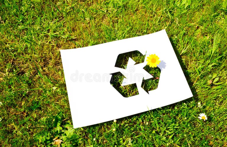Cut paper stock image. Image of daisy, paper, garbage - 30337577