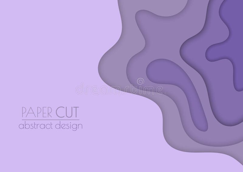 Cut Paper. Multi-layered 3d Template for Covers, Presentations, Banners ...
