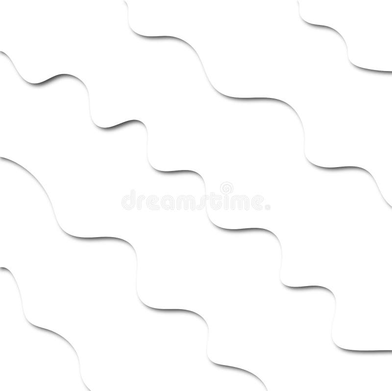 Cut Paper. White Background. Shadow. Smooth Lines. Liquid. Stock Vector ...