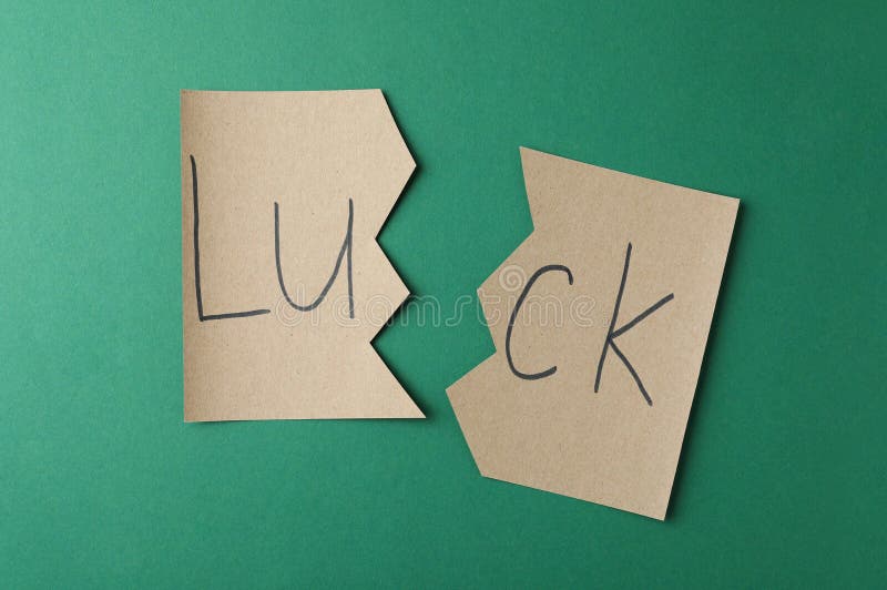 The word Luck stock image. Image of table, fortunate - 64332183