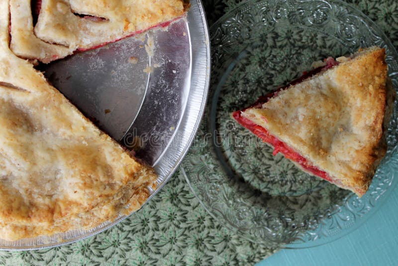 Cut pie stock photo. Image of tabletop, fresh, round - 50196120