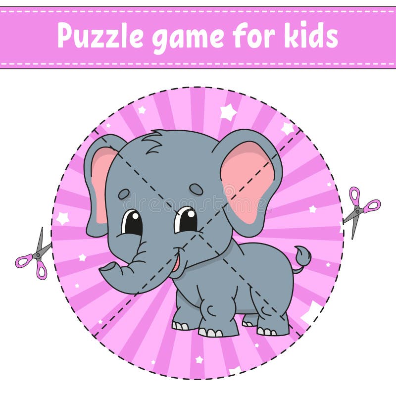 Cut and Play. Logic Puzzle for Kids. Education Developing Worksheet ...