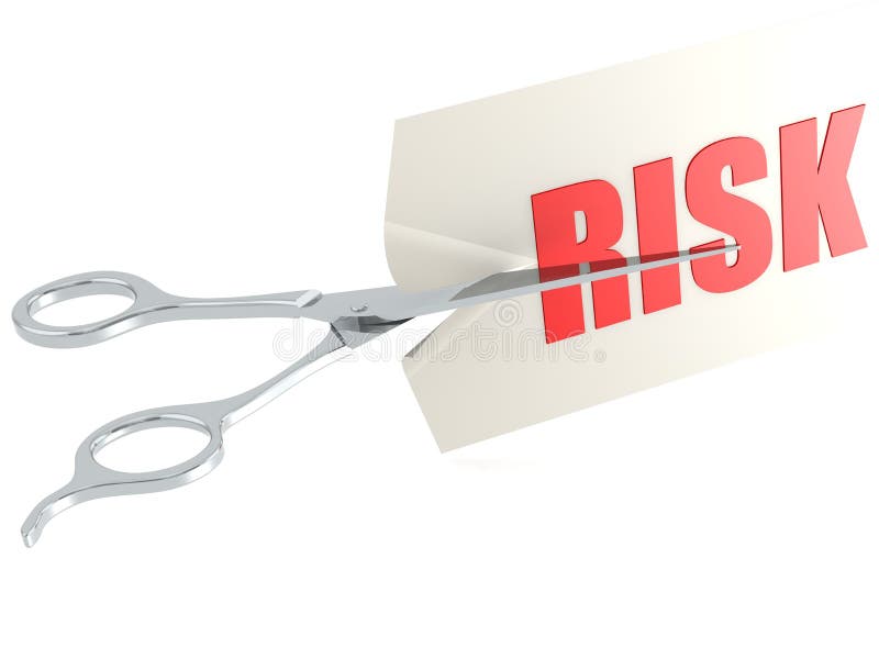 Cut risk stock illustration. Illustration of gamble, handle - 46130497