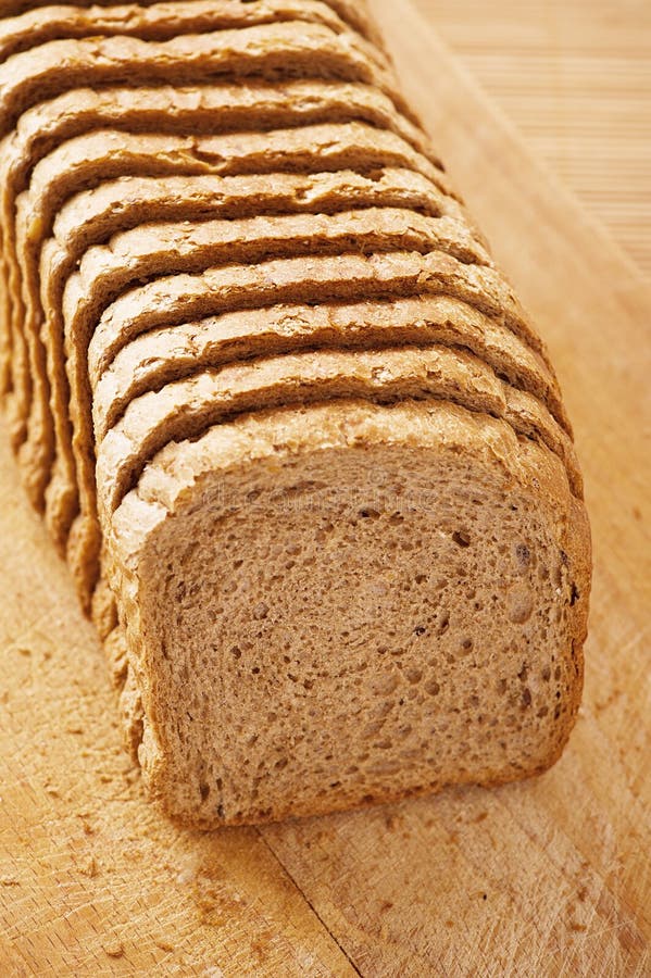 Cut rye bread stock image. Image of crusty, dinner, diet - 22823563