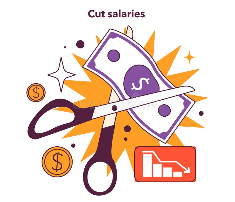 Salary Cut Scissors Stock Illustrations – 52 Salary Cut Scissors Stock ...
