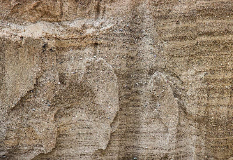 The Cut of a Sand Dump Quarry Sand Dunes Sand Stones Stock Image ...