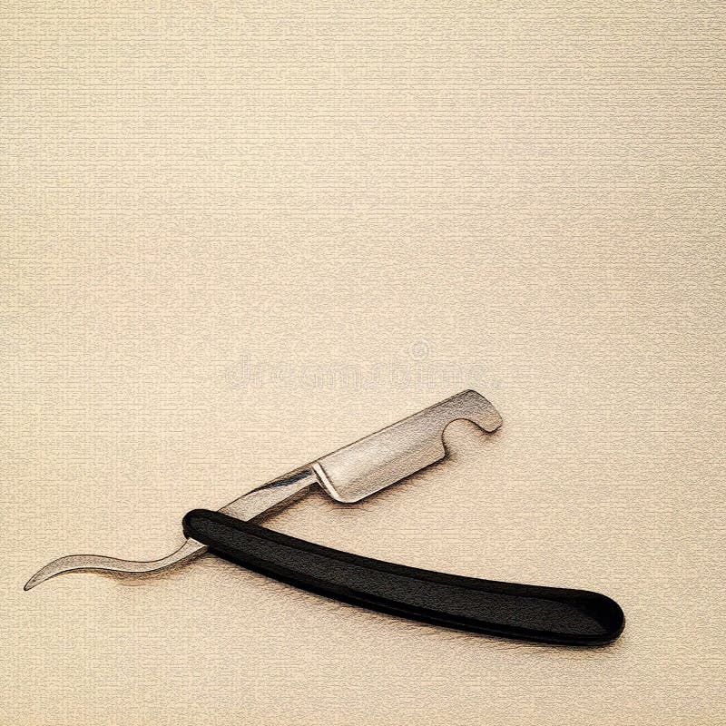 Cut throat razor stock image. Image of throat, adult - 22710125