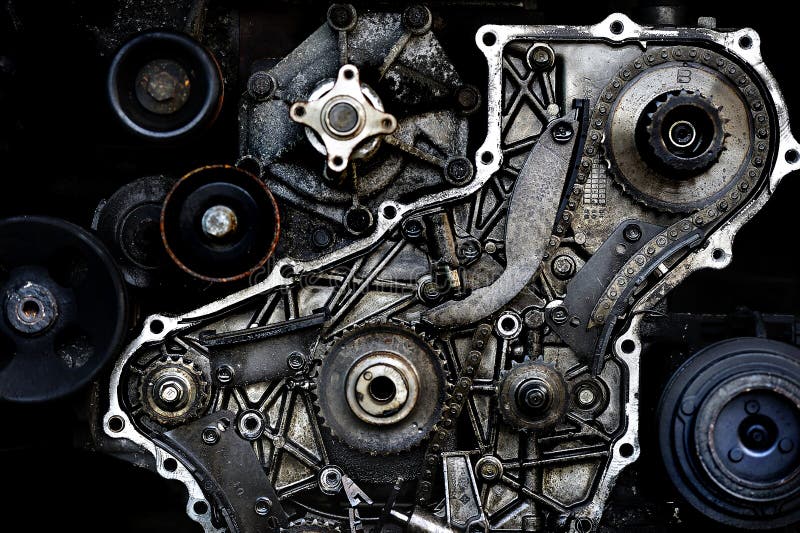 Cut thrue engine stock photo. Image of mechanic, gear - 68046590