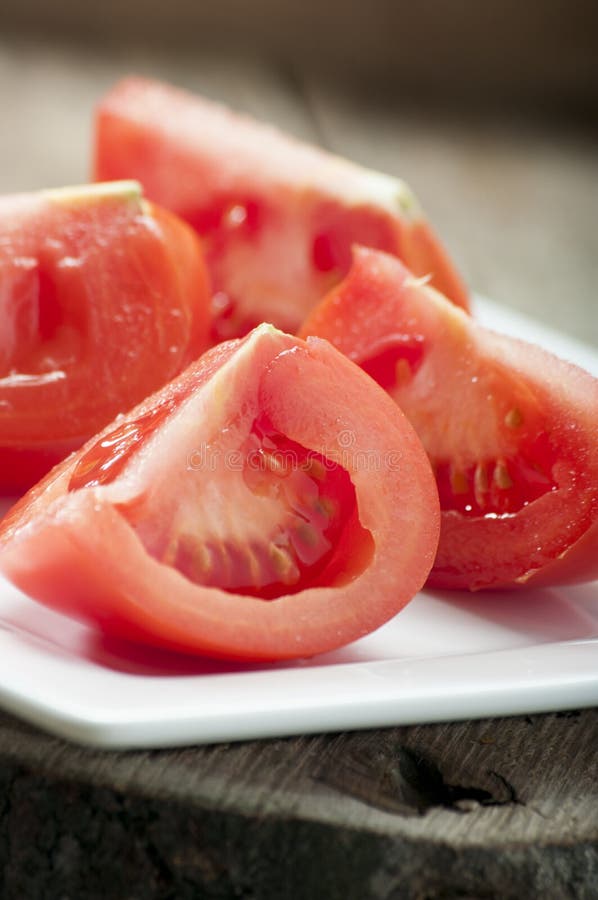 Cut tomato stock photo. Image of stem, nature, vegetable - 30983212