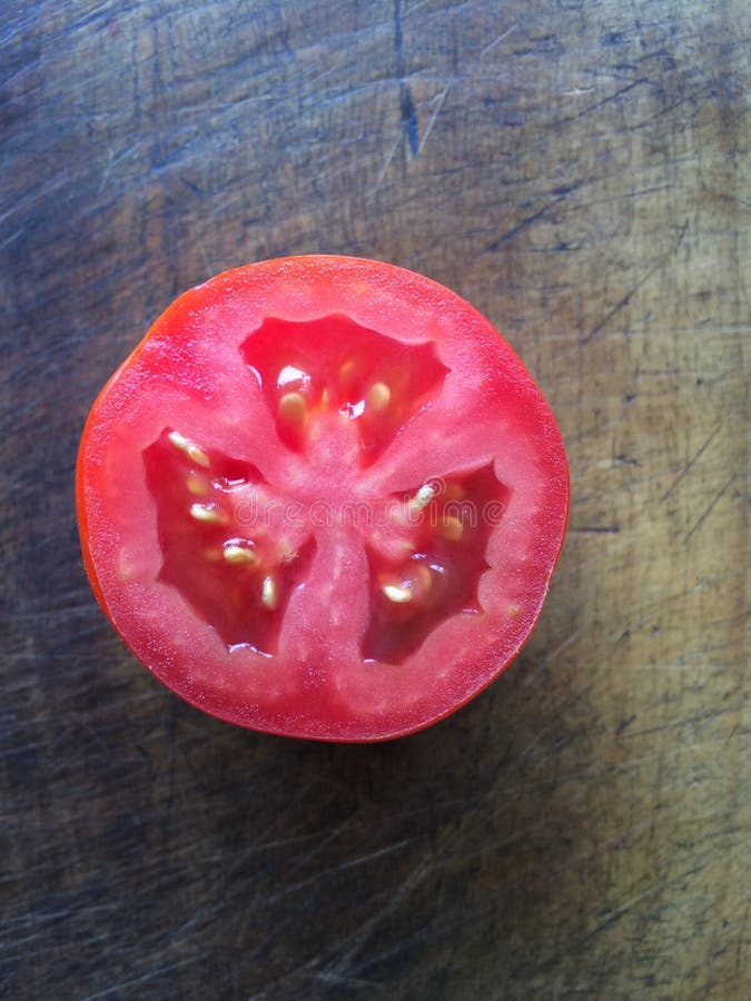 Cut of tomato stock image. Image of tomato, vegetable - 79771107