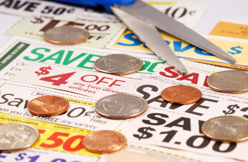 Cut up some coupons stock photo. Image of financial, thrifty - 15481062
