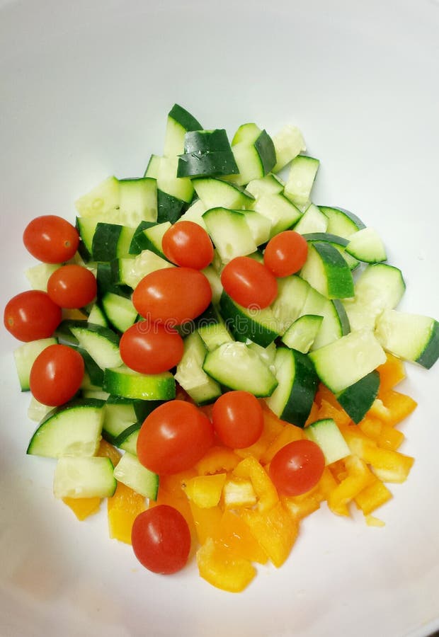 Cut vegetables stock image. Image of tomatoes, healthy - 50067643