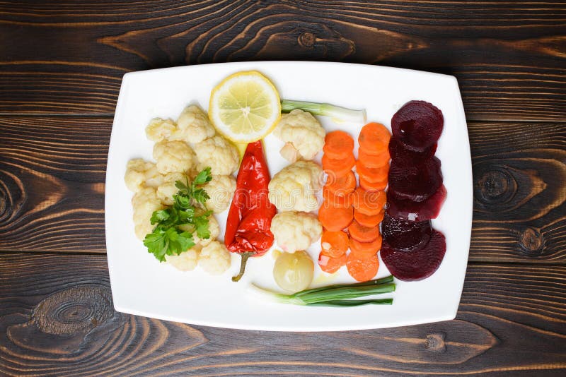 Cut Vegetables stock image. Image of crockery, platter - 71501025