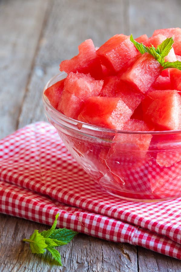 Diced Ripe Watermelon Stock Images - Download 161 Royalty Free Photos