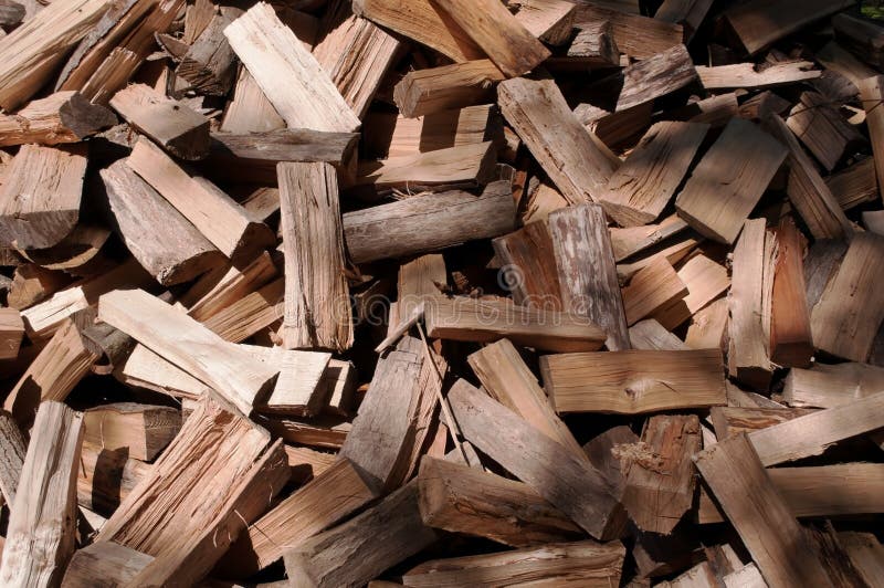 Cut wood in a pile stock image. Image of forest, wood - 95801733